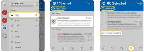 在 Outlook 中删除特定、多个或所有电子邮件