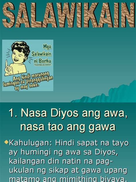 Salawikain Pdf