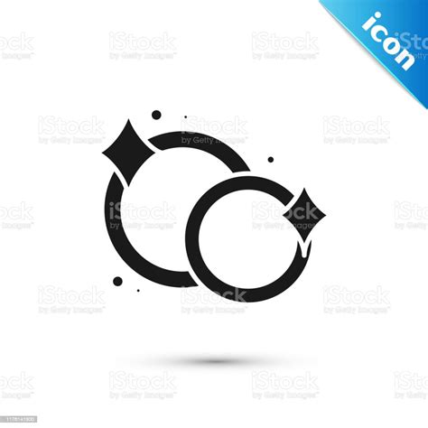 흰색 배경에 고립 된 검은 색 세척 접시 아이콘입니다 클리닝 클리닝 아이콘 식기 세척기 기호입니다 깨끗한 식기 기호 벡터 일러스트레이션 가사 집안일에 대한 스톡 벡터 아트