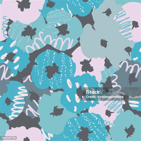 추상 회화 보편적인 자유 꽃 완벽 한 패턴입니다 배경 카드 배너 포스터 표지 초대장 직물 머리글 또는 안내 책자에 대 한 그래픽 디자인 0명에 대한 스톡 벡터 아트 및 기타