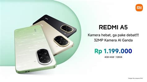 Redmi A Debut Global Dari Indonesia Hp Murah Xiaomi Harga Sejutaan