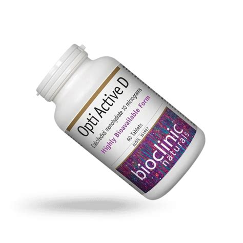Bioclinic Naturals Opti Active D 60 Tablets – Betahealth