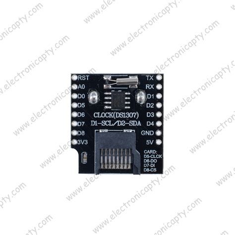 Modulos Y Sensores Shield Rtc Data Logger Ds1307 Con Sd Card Wemos D1