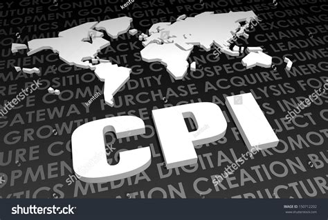 Cpi Industry Global Standard On 3d Stock Illustration 150712202