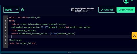 Pratima Suresh Kumar Ms Ba Mba On Linkedin Sql Dataanalysis Analystbuilder Datascience