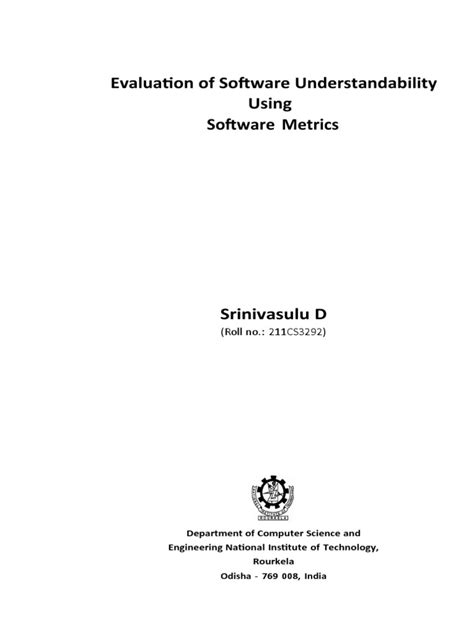 Software Understandability Pdf Class Computer Programming