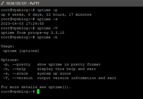 Uso Del Comando Uptime En Linux Hoswedaje
