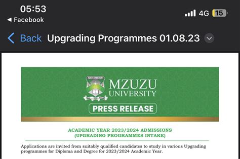 Ict Department Mzuzu University On Linkedin Admissionsopen2023