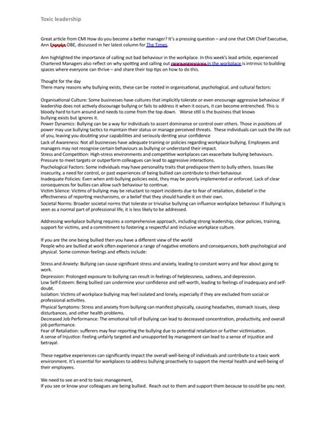 Tom Doran Cmgr Fcmi Fic Ftag Emcc Master Pract Posted On Linkedin