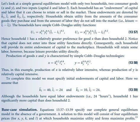 General Equilibrium Model R Econhw