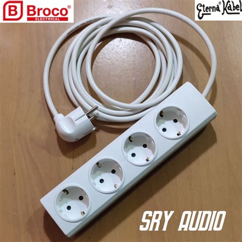 Jual Kabel Sambungan Listrik Kabel Extension Eterna Broco 4L 7meter Shopee Indonesia