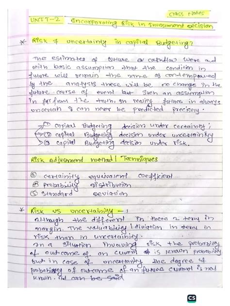 Unit 2 Class Notes Pdf