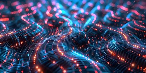 premium photo animating the concept of a neural network with ai