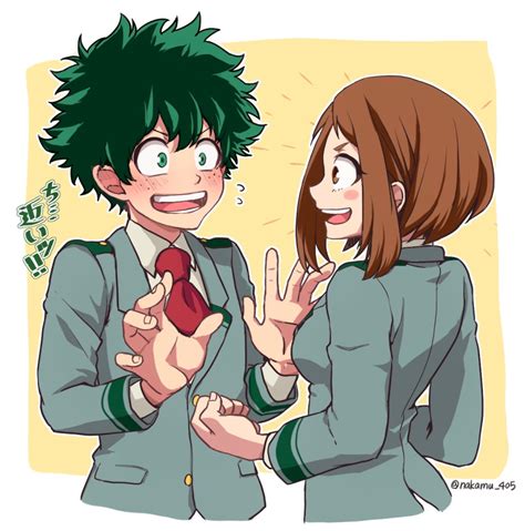 Safebooru Blush Blush Stickers Boku No Hero Academia Border Brown