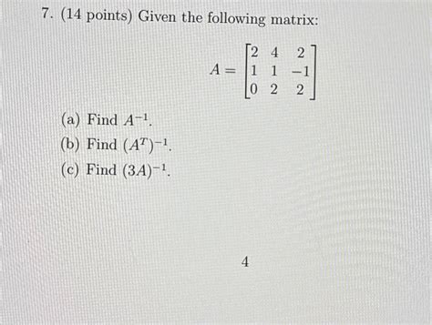solved 14 ﻿points ﻿given the following