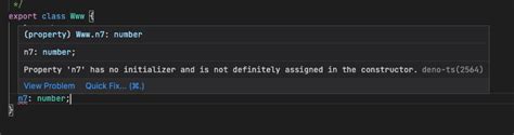 Deno Ts Reports No Class Property Initializer Errors In Vscode Also