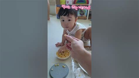 [가정보육] 옥수수 오감 놀이 18개월 Youtube
