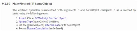 Javascript Why Homeobject Is Different In Shorthand Syntax Of