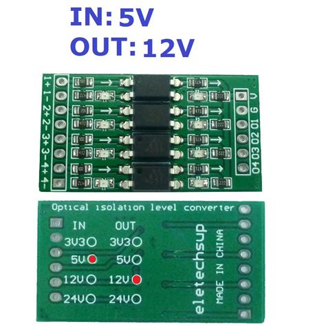 Op71a04 5v 12v Npn Active Low 10khz Di Do Digital Switch Optical Isolation Module Logic Level