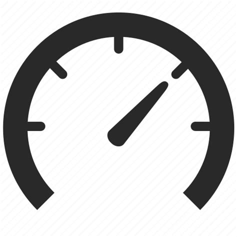 Dashboard Gauge Mile Odometer Speed Speedometer Widget Icon