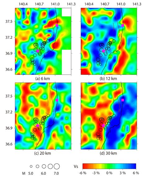 The Same As Fig 3 But For The Finite Frequency S Wave Tomography