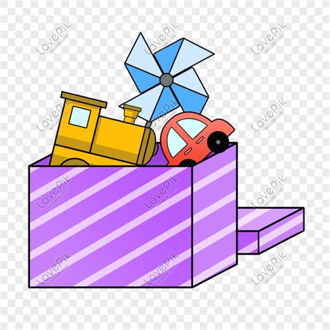 어린이 장난감 선물 상자 그림 Png 일러스트 무료 다운로드 Lovepik