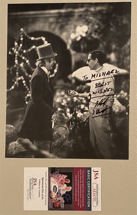 Mel Stuart Signed Autographed 8x10 Photo Jsa Willy Wonka And The Chocolate Factory Ebay