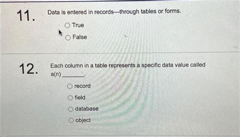 Solved 1 Data Is Entered In Records Through Tables Orfo