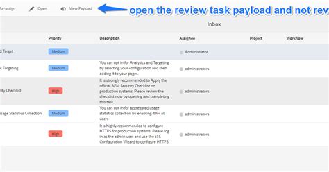 Experiencing Adobe Experience Manager AEM CQ AEM Touch UI Extend Inbox View Payload