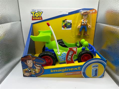 Imaginext Toy Story Woody And Rc Dune Buggy Action Figure Set Mattel