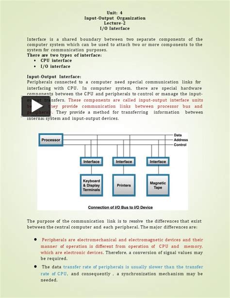 input output system presentation free to download