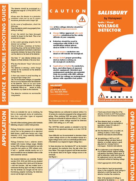 Salisbury Caution Pdf Voltage High Voltage