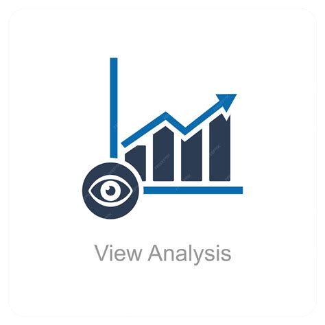Premium Vector View Analysis And Graph Icon Concept