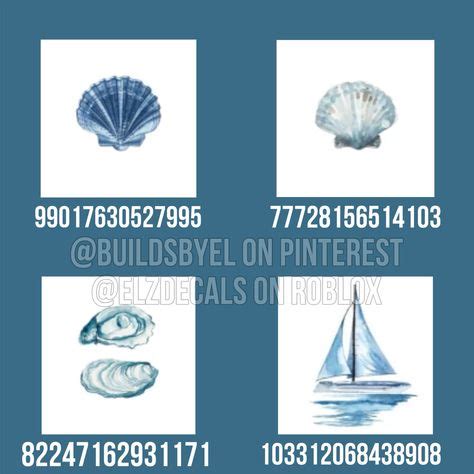 Bloxburg Decals Codes Beach