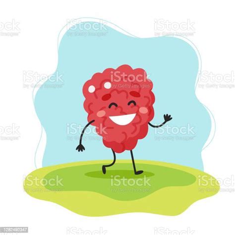 라즈베리 귀여운 캐릭터 만화 스타일의 아이들을위한 벡터 일러스트 건강한 식생활에 대한 스톡 벡터 아트 및 기타 이미지 건강한 식생활 과일 귀여운 Istock