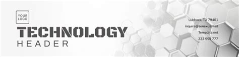 Free Technology Header Template To Edit Online Free Technology Header Template To Edit Online