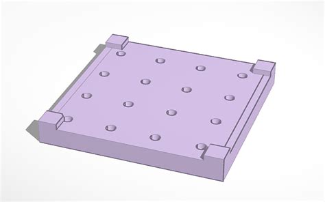 3d Design 4x4x4 Led Cube Jig Tinkercad
