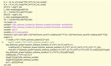 I Want To Solve This Convex Problem Using Cvx But Cvx Failed Can You