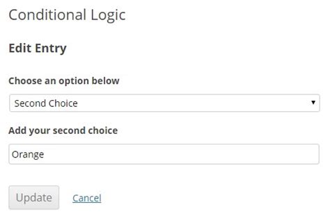 Conditional Logic On The Edit Entry Page GravityKit Support
