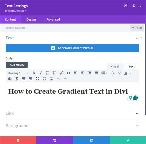 How To Create Gradient Text In Divi