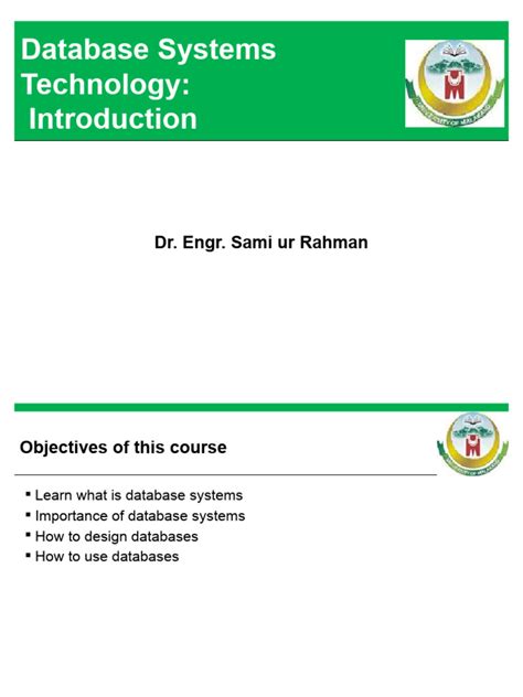 1 Dbms Basics Pdf Databases Metadata