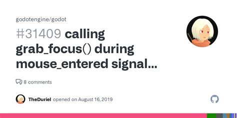 Calling Grabfocus During Mouseentered Signal Causes Isinsidetree Error · Issue 31409
