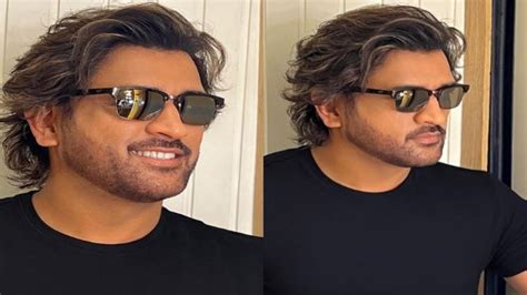 Dhonis New Hairstyle Takes Social Media By Storm Fans Recall Vintage