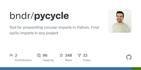github bndr pycycle tool for pinpointing circular imports in python