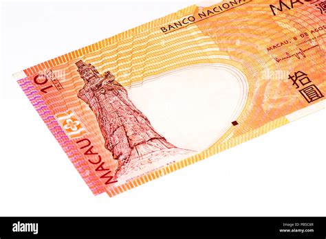 10 Macanese Pataca Bank Note Macanese Pataca Is The National Currency