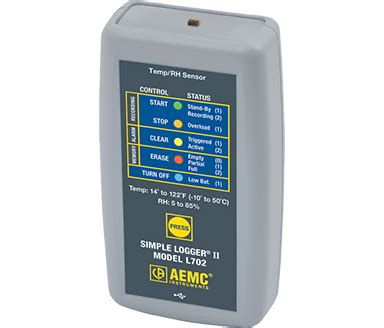 AEMC L702 Simple Logger II Download Instruction Manual Pdf