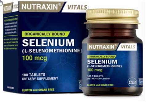 Nutraxin Selenium 100 Tablets Lenapharm Nutraxin Selenium 100 Tablets Lenapharm