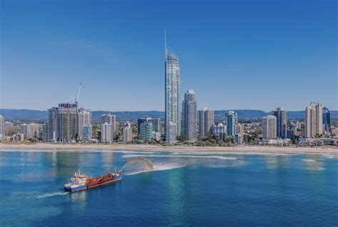 Dredger Trud R Replenishing The Gold Coast Photo Dredging Today