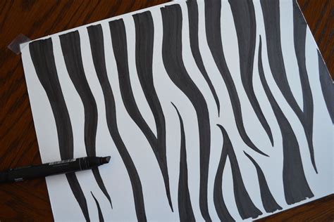 Zebra Print Drawing At Explore Collection Of Zebra