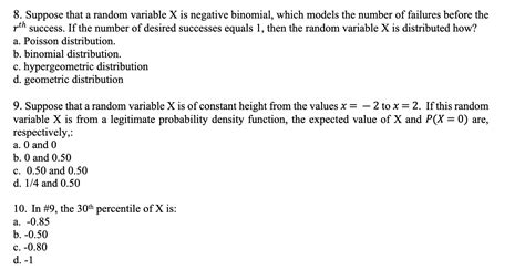 Solved Suppose That A Random Variable X Is Negative Chegg